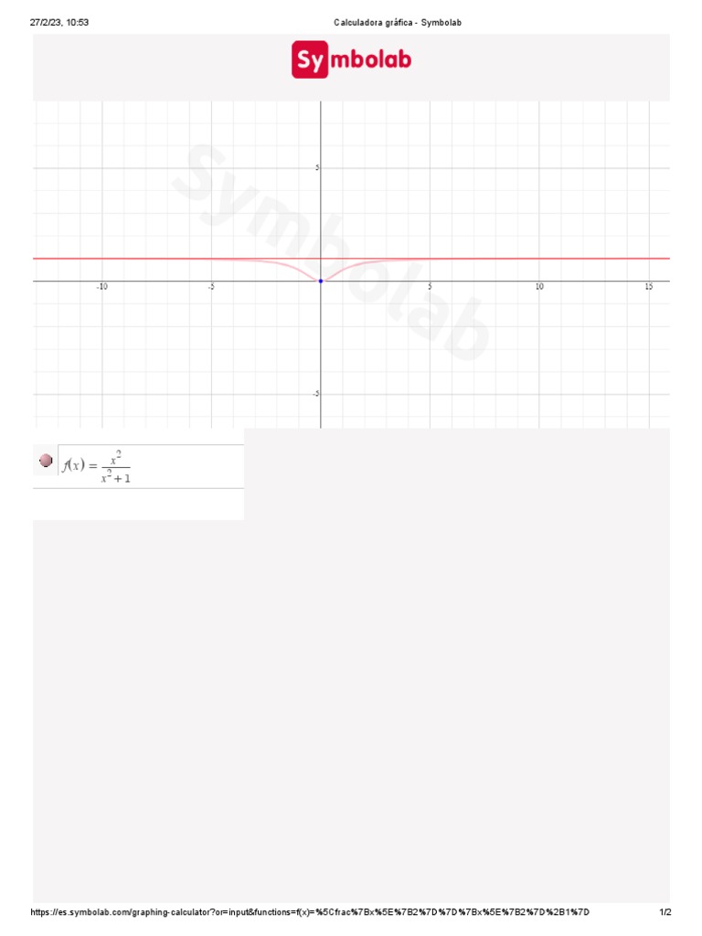Calculadora Gráfica - Symbolab O | PDF