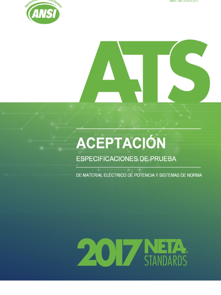 Ansi Neta Ats 2017 | PDF