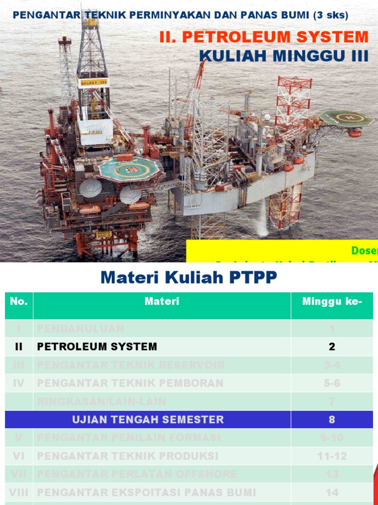 3 - Petroleum System-PTPP | PDF