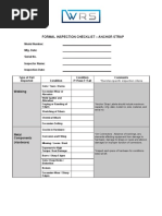 Full Body Harness Annual Inspection Checklist | PDF