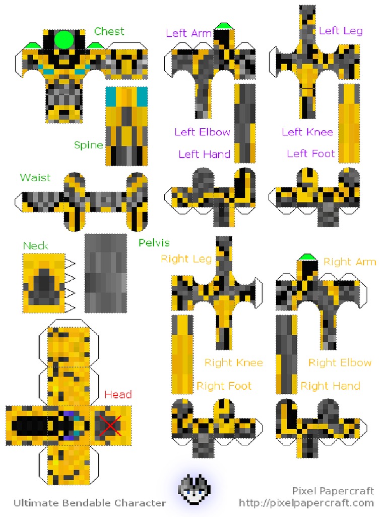 Minecraft Bendable Character | PDF