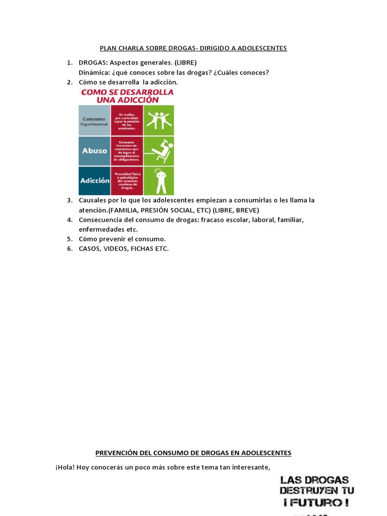 Prevención del Consumo de Drogas en Adolescentes | PDF