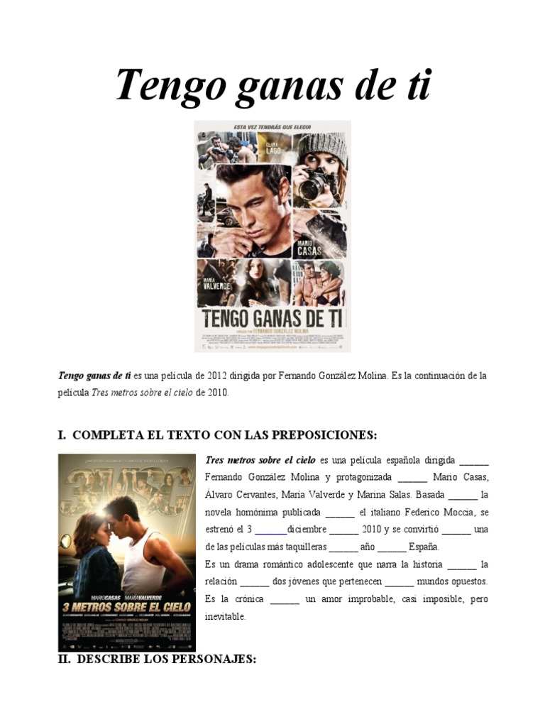 Tengo Ganas de Ti | PDF