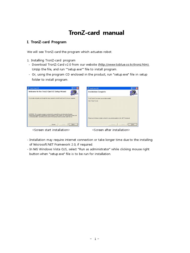 TRONZ-v2 User Manual | PDF