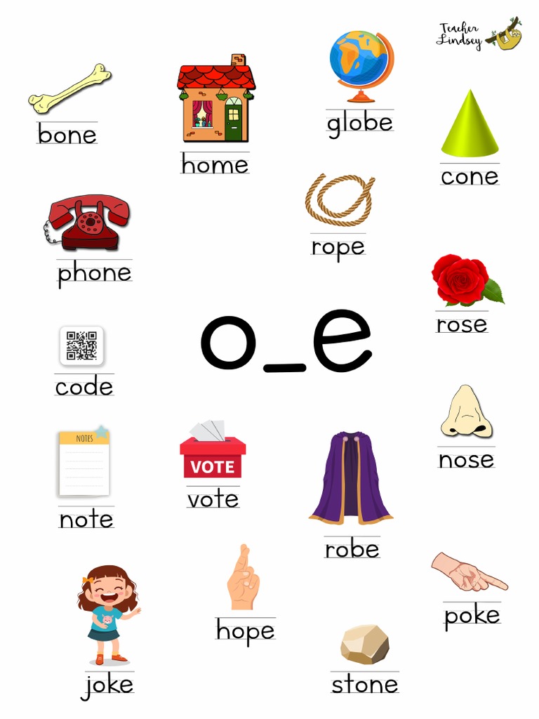 A4 - Magic e - Long Vowel o | PDF