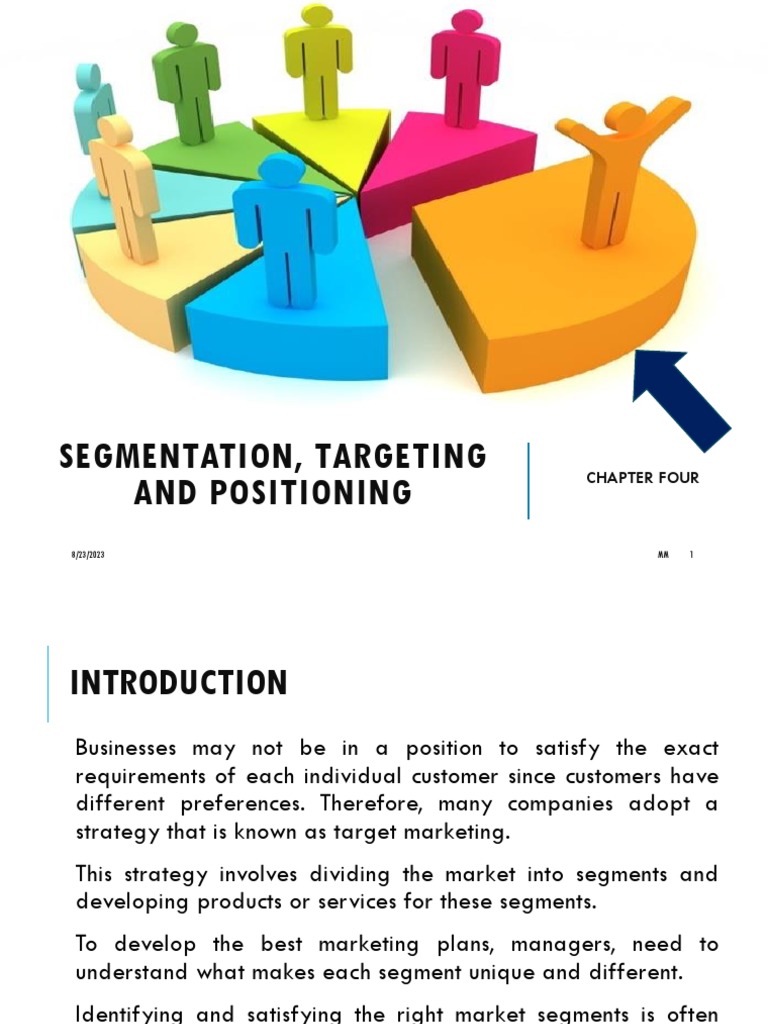 Chapter Four Segmentation Targeting and Positioning | PDF | Market ...