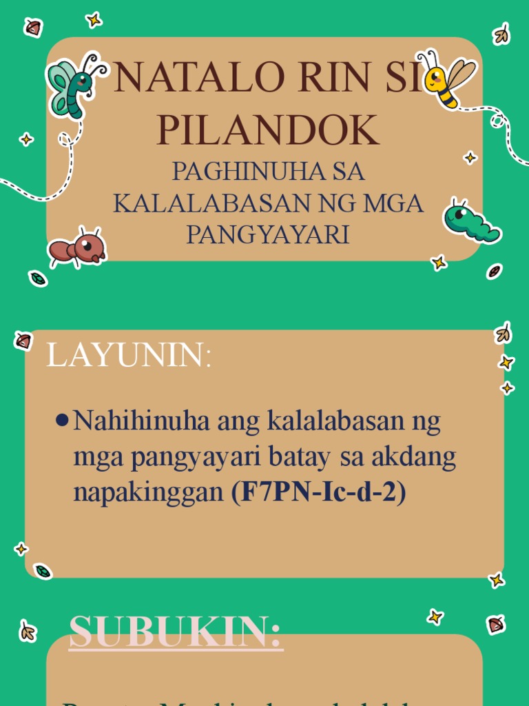 Natalo Rin Si Pilandok | PDF