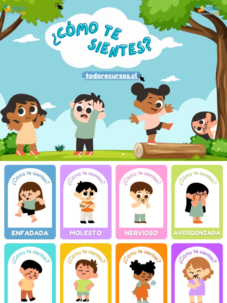 Flashcards - ¿Cómo Te Sientes | PDF