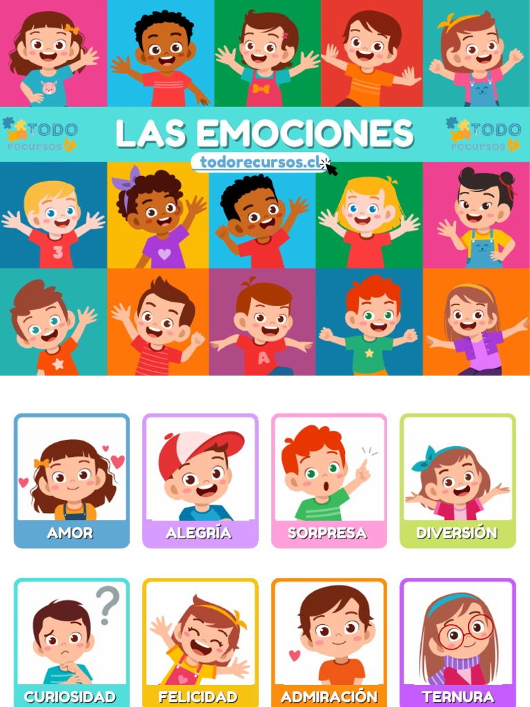 Flashcards - Las Emociones | PDF