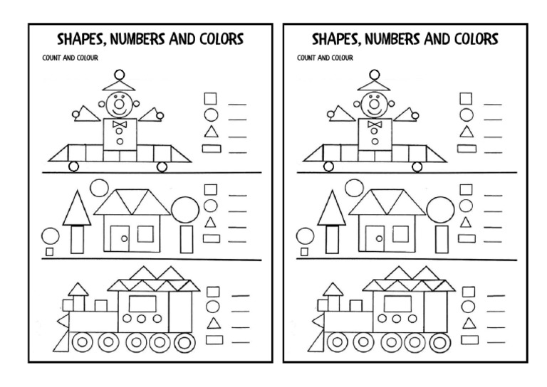 Shapes, Numers, Colors | PDF