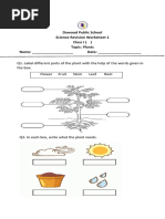 Grade 1 Sound Sources Worksheet | PDF