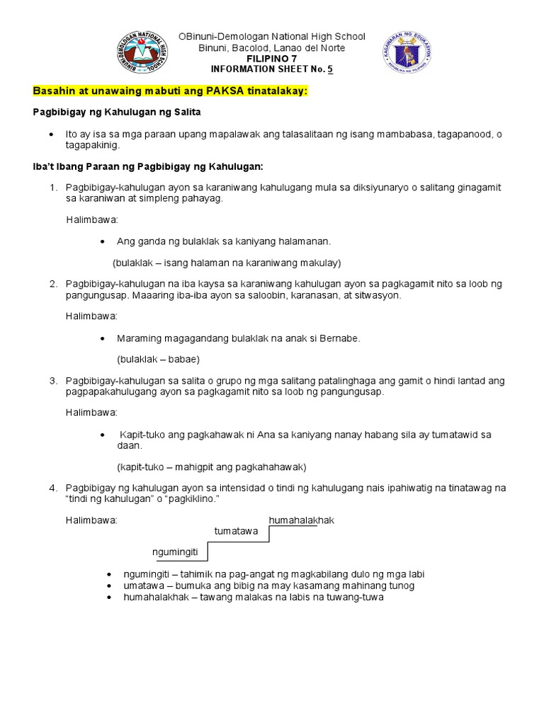 Q2 Las Fil 7 WK4 | PDF