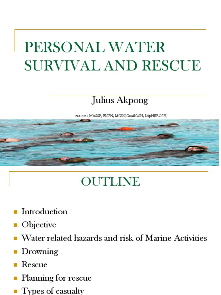 Water Survival and Rescue Techniques | PDF | Hazards | Water