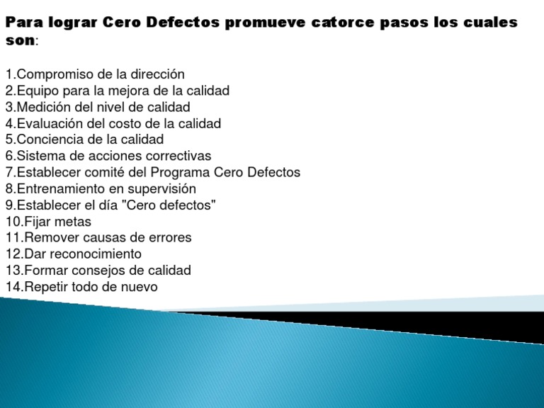 Cero Defectos CROSBY | PDF