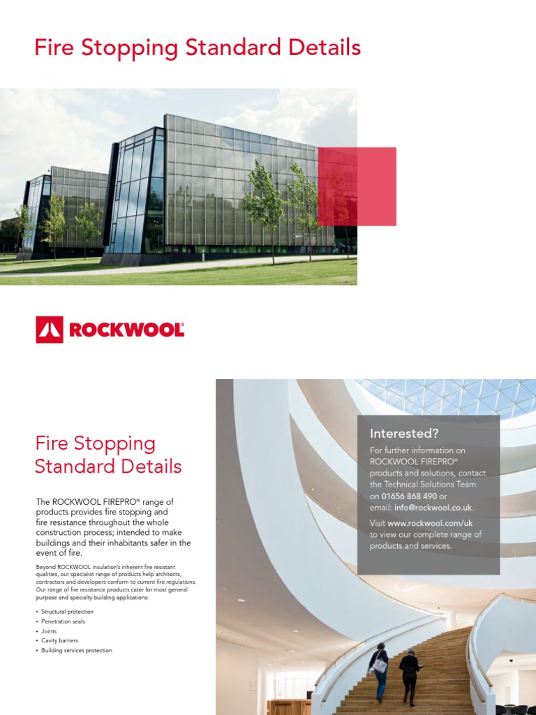 Firestopping Standard Details Guide 14mb | PDF | Pipe (Fluid Conveyance ...