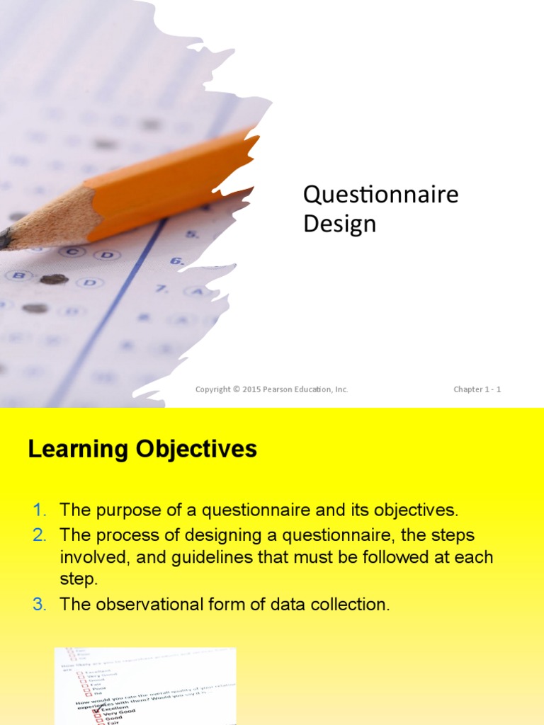 Questionnaire Design | Download Free PDF | Survey Methodology | Questionnaire