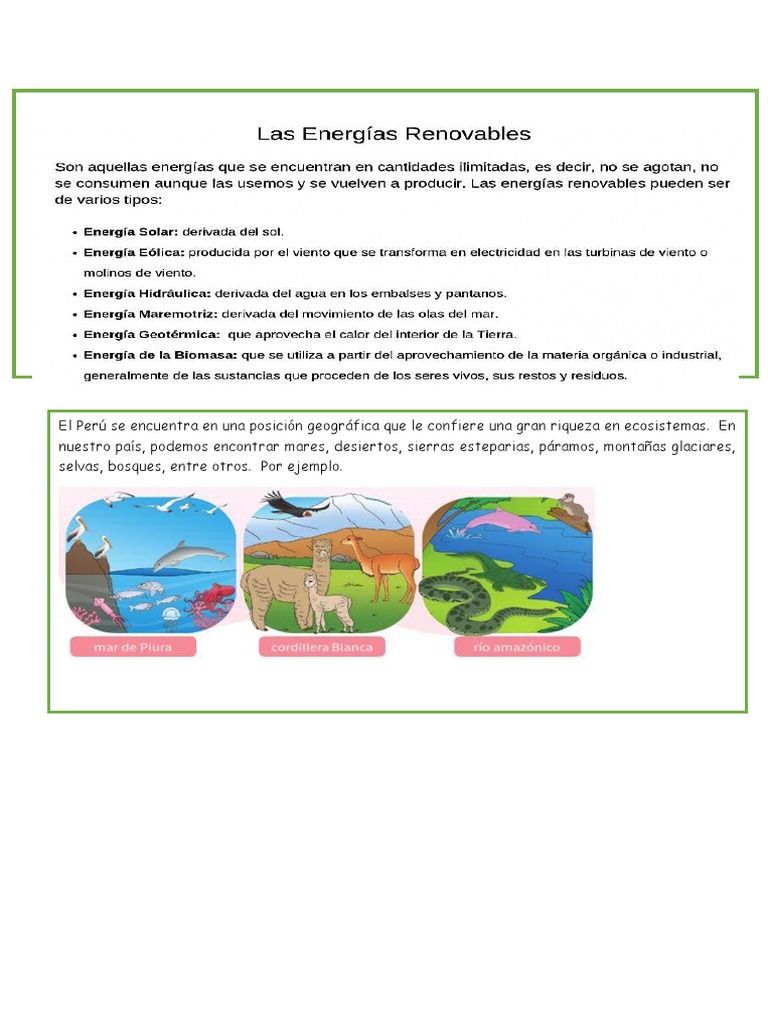 Material de Trabajo Ciencia y Tecnologia 6° Grado | PDF | Energía ...