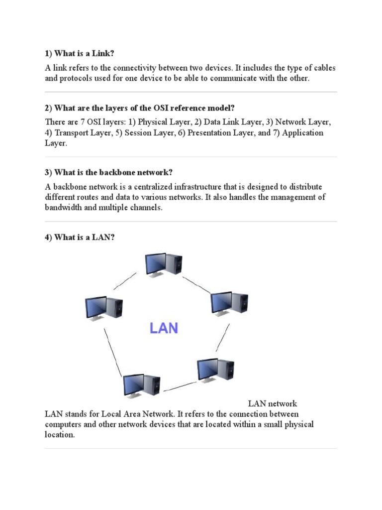 Networking Short Questions | PDF | Computer Network | Transmission Control Protocol