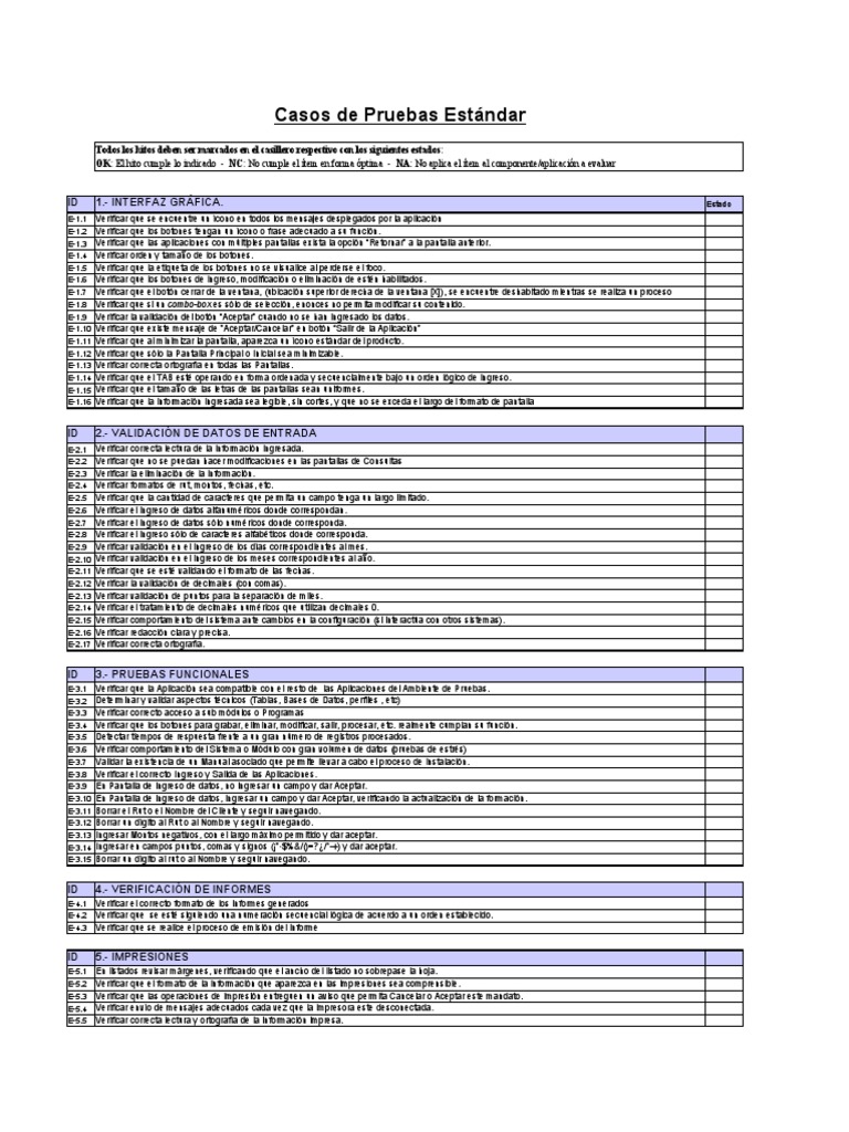 Planilla Casos de Prueba - Ejemplo | Descargar gratis PDF | Ventana ... Planilla Casos de Prueba - Ejemplo | Descargar gratis PDF | Ventana ...