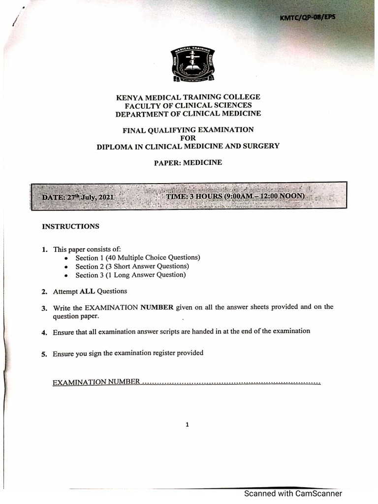 Fqe Medicine 2021 | PDF