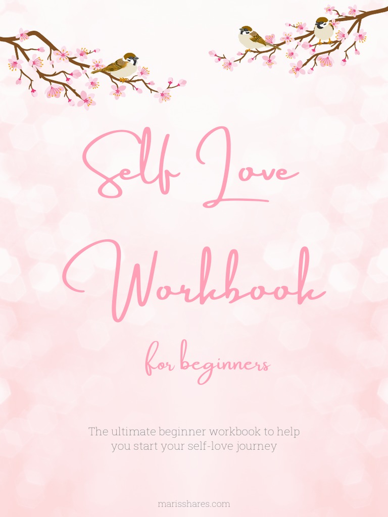 Self-Love Workbook For Beginners A4 Size | PDF | Goal | Thought