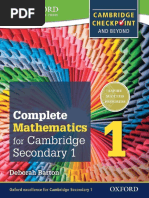 CAM Checkpoint Mathematics 7 Coursebook | PDF