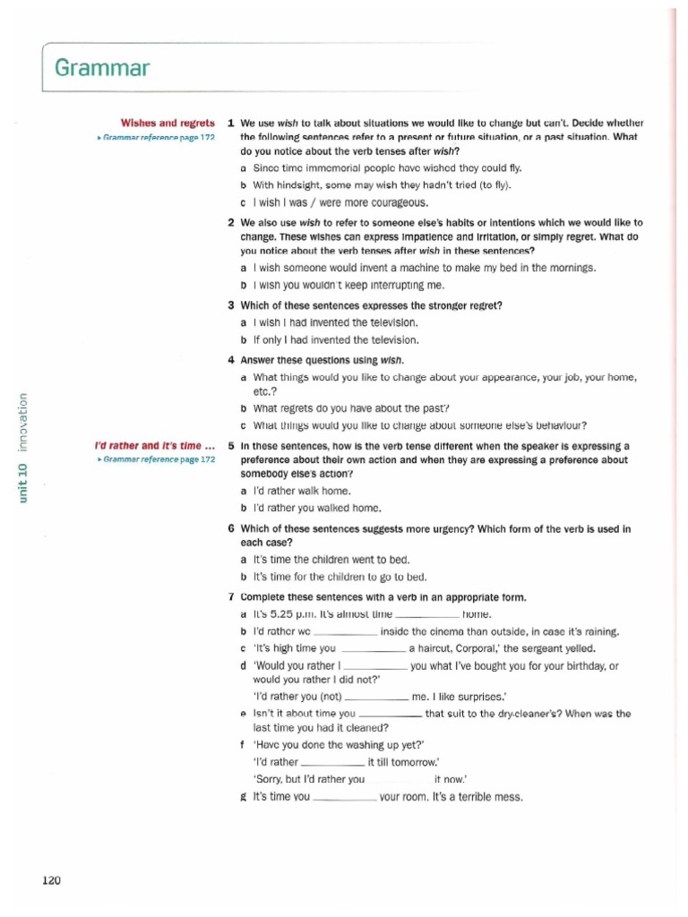 Unit 10 Grammar | PDF