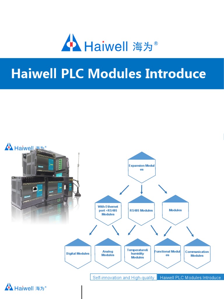 Haiwell PLC Expansion Modules Overview | PDF