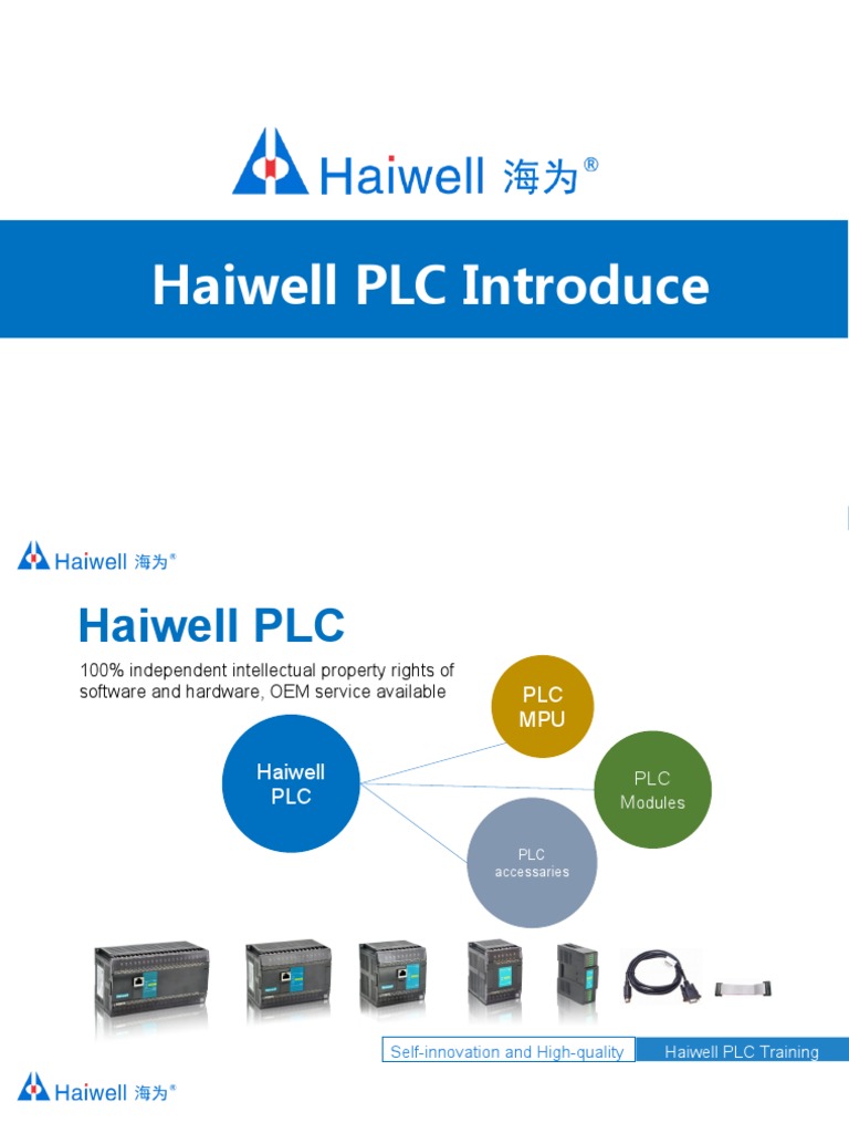 Haiwell PLC Introduce | PDF | Programmable Logic Controller | Scada