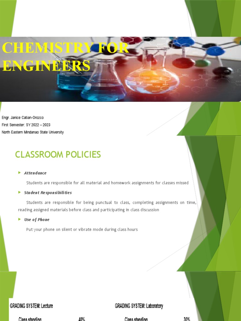 Module 1 - CHEMISTRY FOR ENGINEERS 1 | PDF
