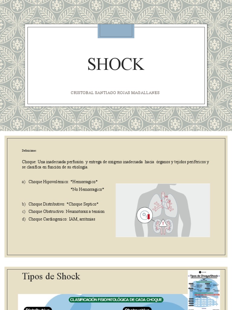 Shock | PDF | Choque (circulatorio) | Medicina