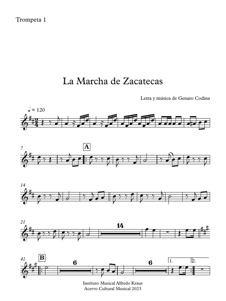 La Marcha de Zacatecas - Partes | PDF | Théorie (échecs) | Échecs