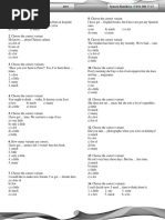 9cu Sinif Sinaq 1 | PDF | Verb | English Language