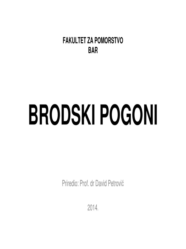 Brodski Pogoni PDF | PDF