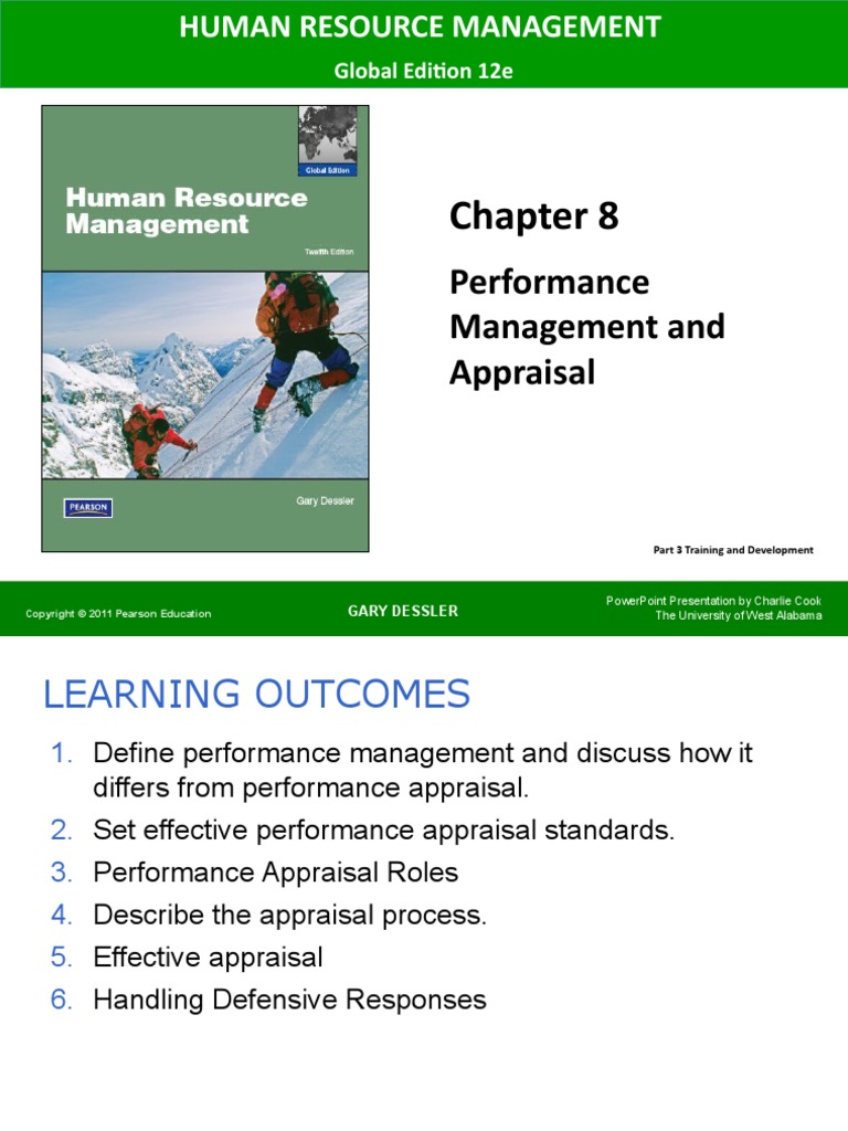 Chapter 8 Performance Management and Appraisal | PDF | Career & Growth ...