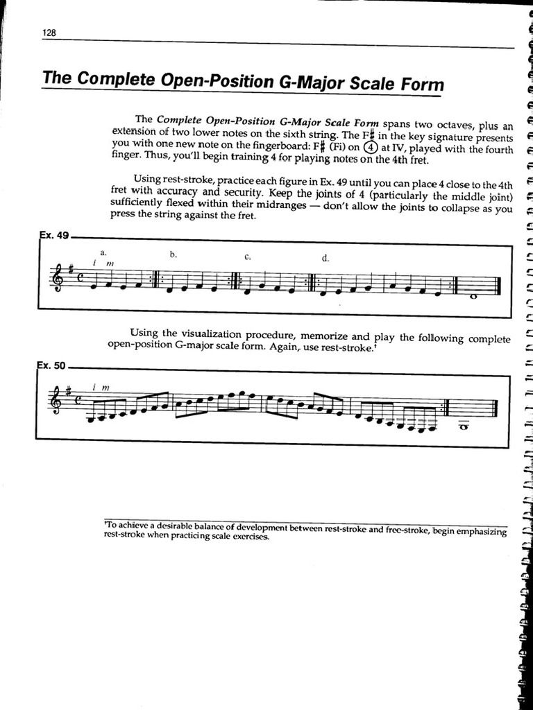 G Mayor Scale Open Position - Aaron Shearer | PDF