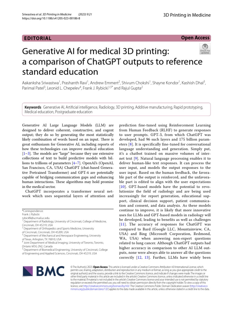 Chat GPT | PDF | 3 D Computer Graphics | 3 D Printing