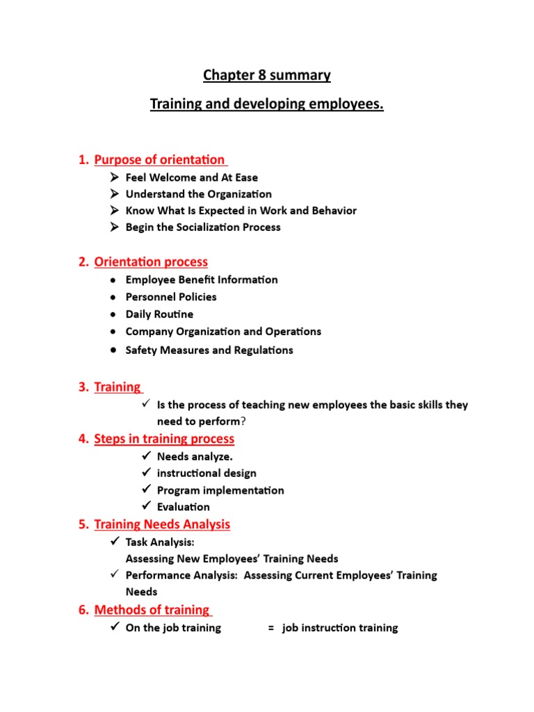 Chapter 8 Summary | PDF | Educational Technology | Learning