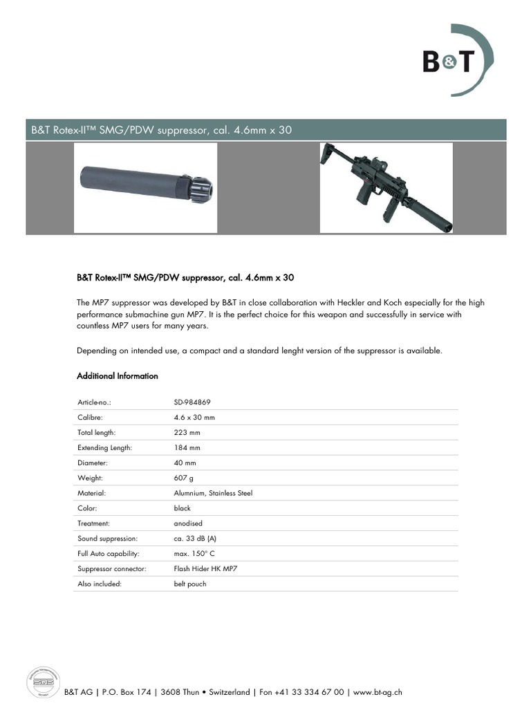 BT Rotex-II For MP7 | PDF