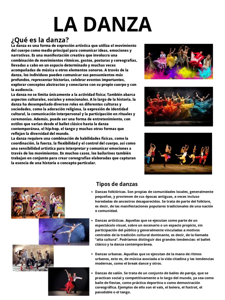 La Danza | PDF | Bailes | Las emociones