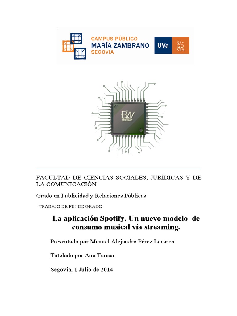TFG-N 147 | PDF | Streaming Media | Spotify