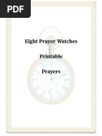 8 Prayer Watches | PDF | God The Father | Jesus