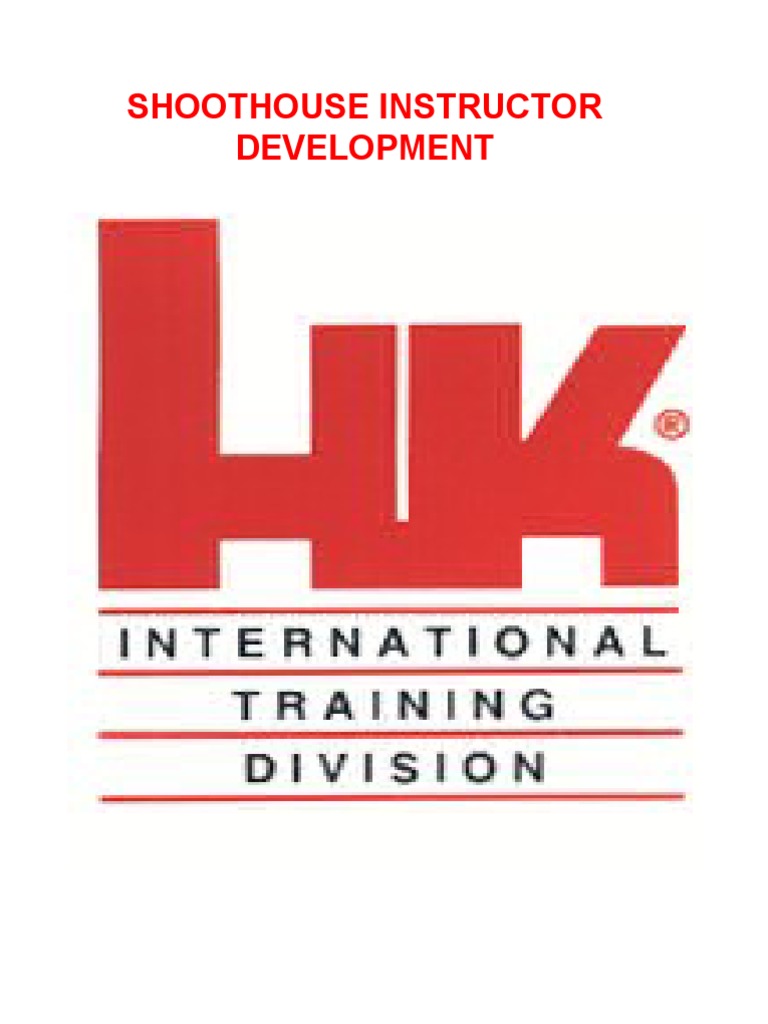 Shoot House Instructor Safety Guide | PDF | Projectile Weapons | Firearms