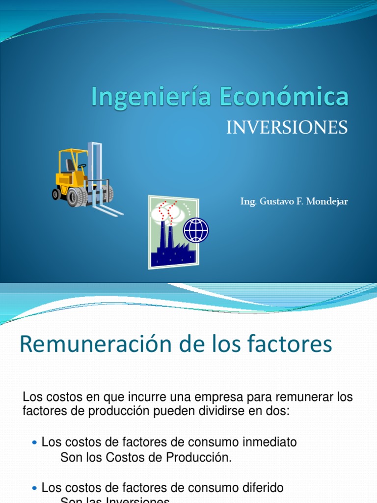 5 Presentación Inversiones | PDF | Business | Economias