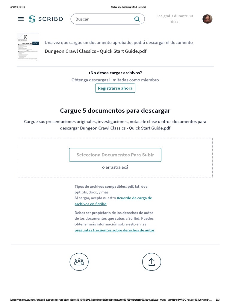 Cargue 5 Documentos para Descargar: Dungeon Crawl Classics - Quick Start Guide PDF | PDF ...