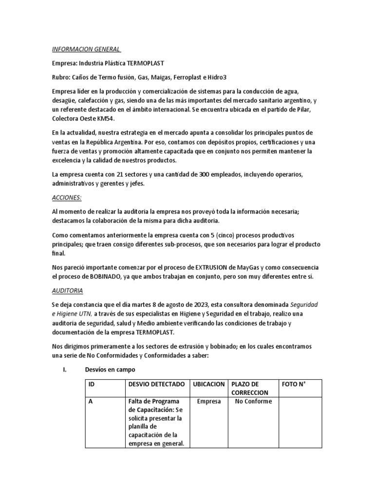 TERMOPLAST | PDF | Extrusión | Procesos industriales