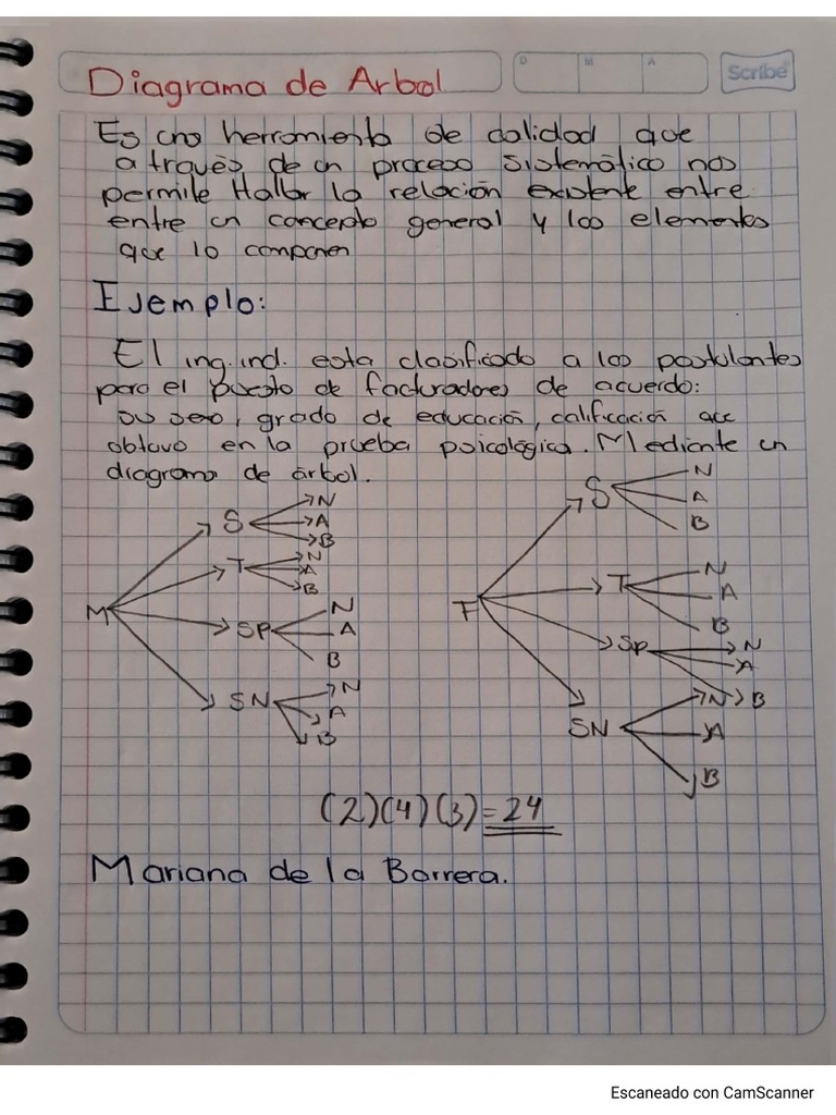 Diagrama de Árbol | PDF