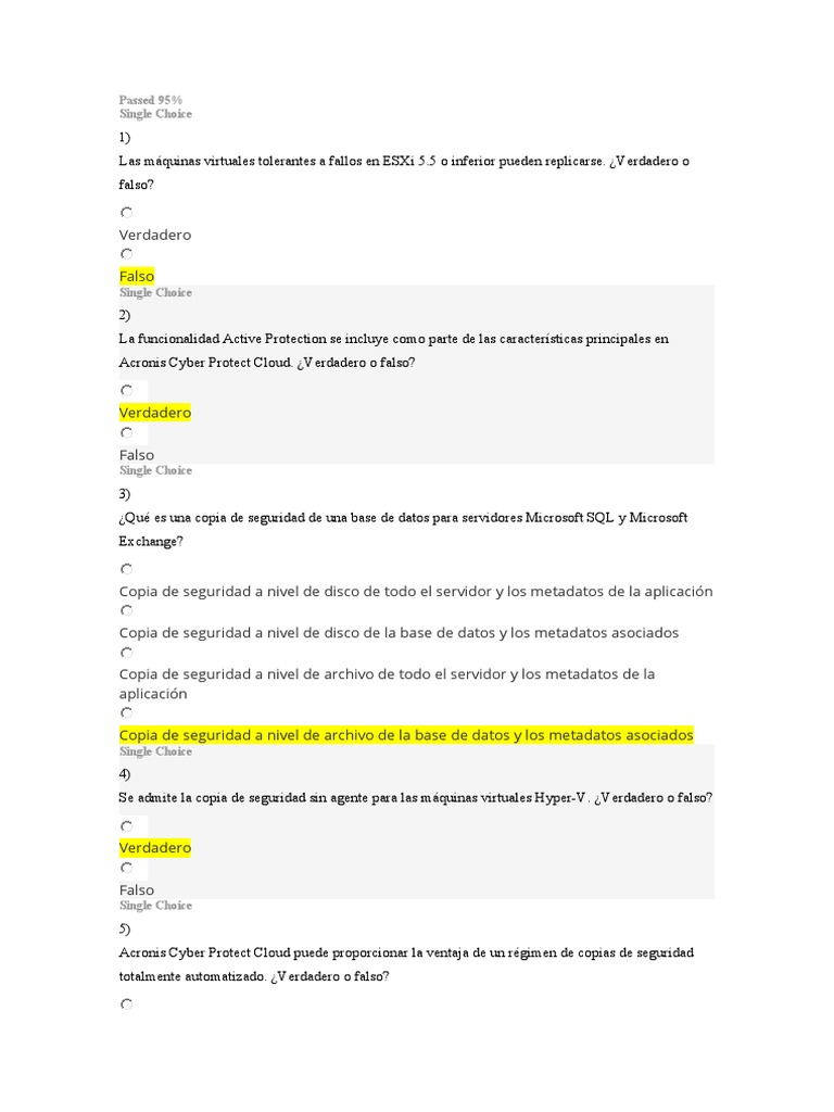 Acronis Cyber Protect Cloud Exam Guide | PDF | Computers | Technology & Engineering