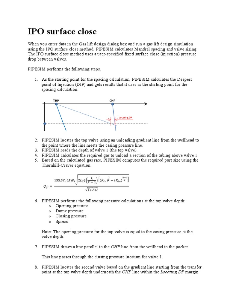 Pipesim Gas Lift | PDF | Pressure | Casing (Borehole)