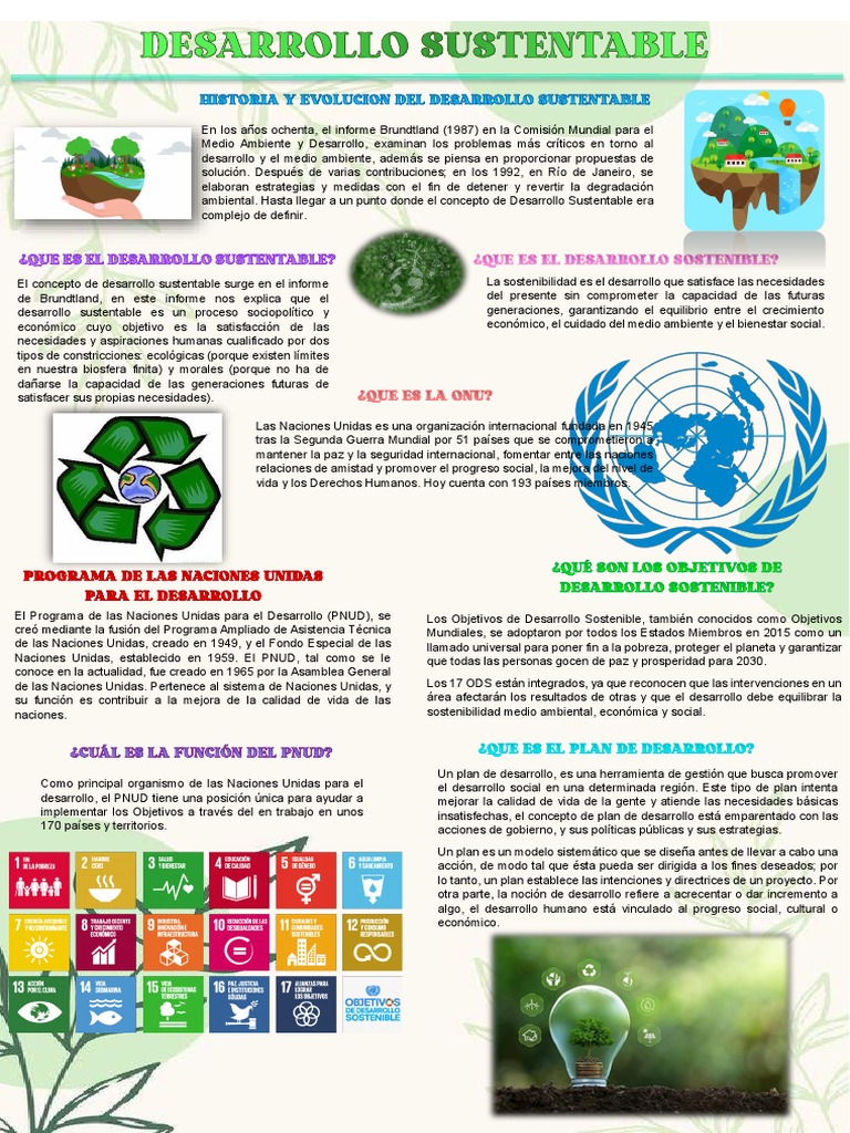 INFOGRAFIA | PDF | Sustentabilidad | Desarrollo sostenible